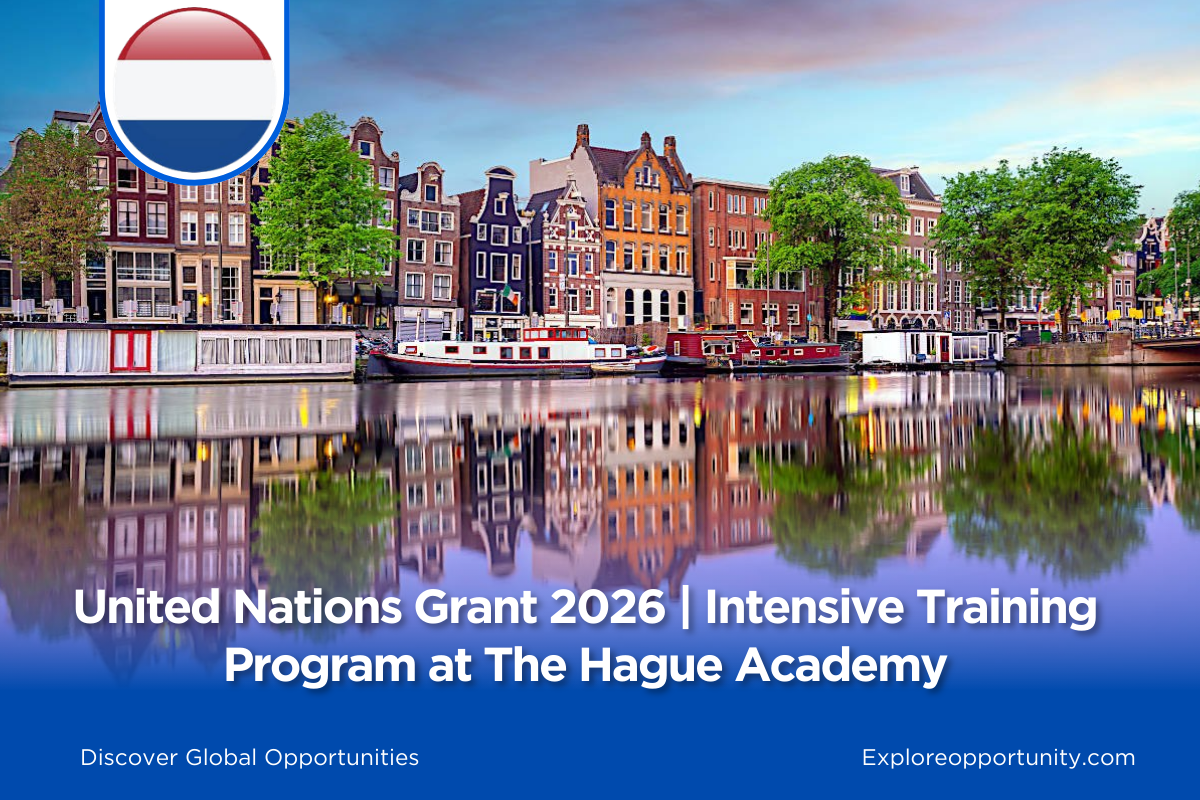 United Nations Grant 2026 | Intensive Training Program at The Hague ...